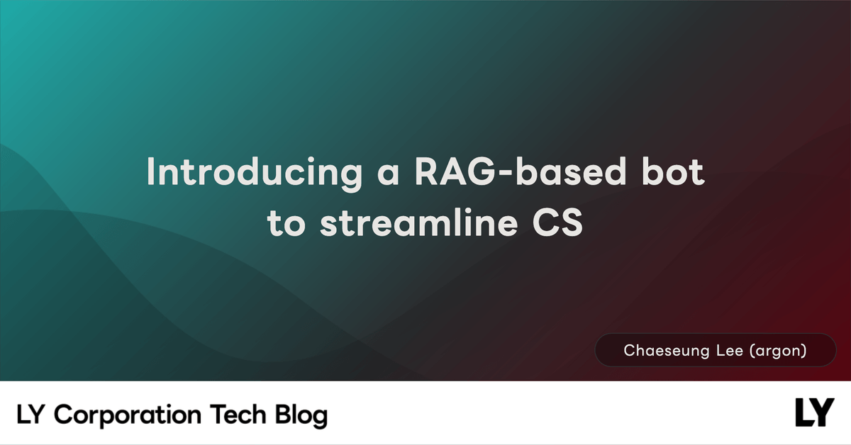 Introducing a RAG-based bot to streamline CS